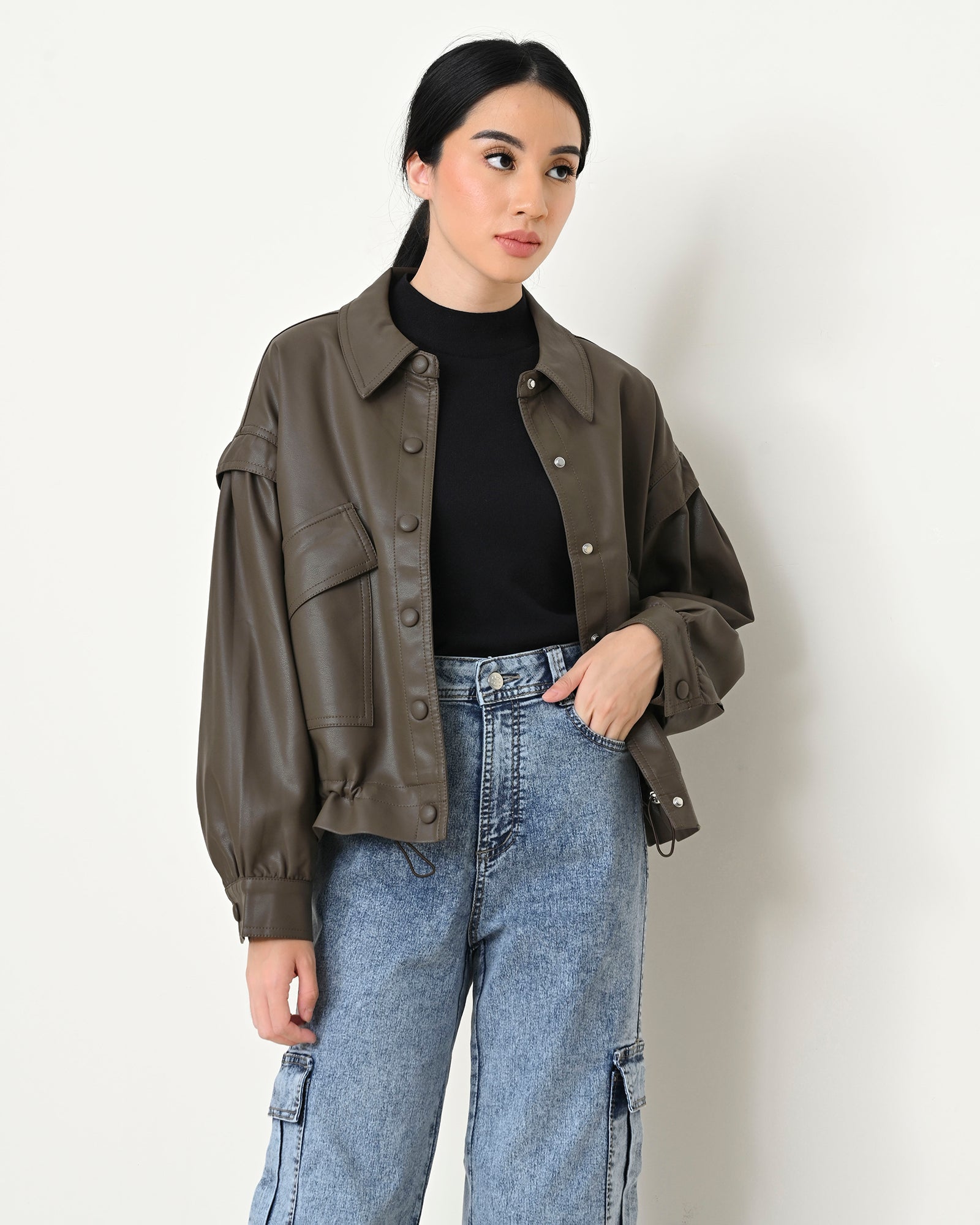 BERNITA LEATHER JACKET – GEULIS