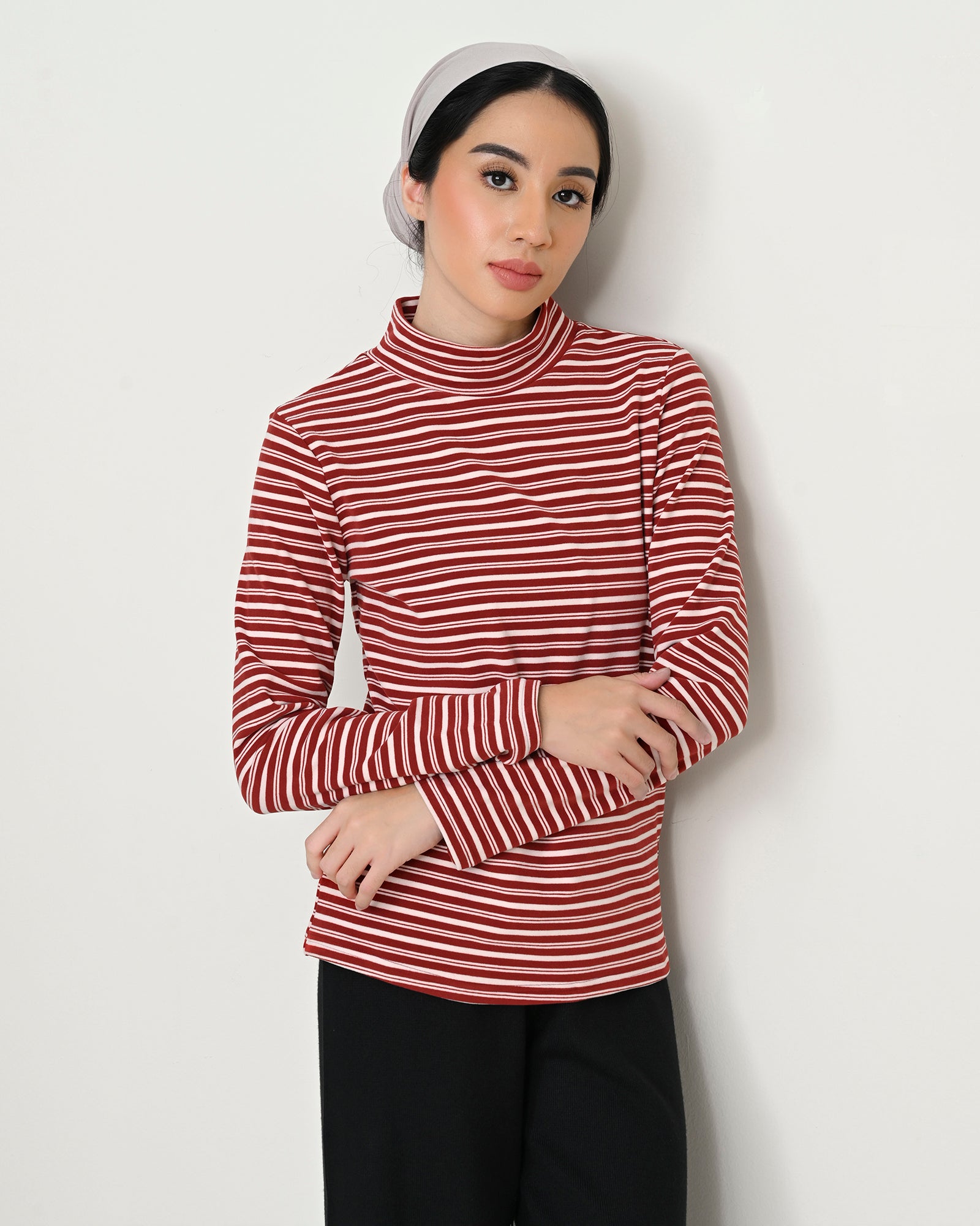 JULIA STRIPES LONG SLEEVE TEE – GEULIS